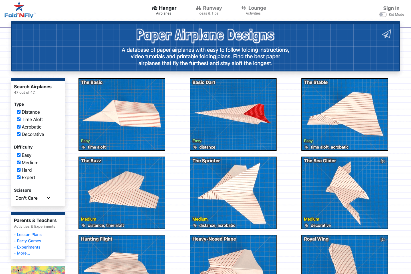 纸飞机折叠说明书 - 酷工具 - 有趣的灵魂 - 霂明导航